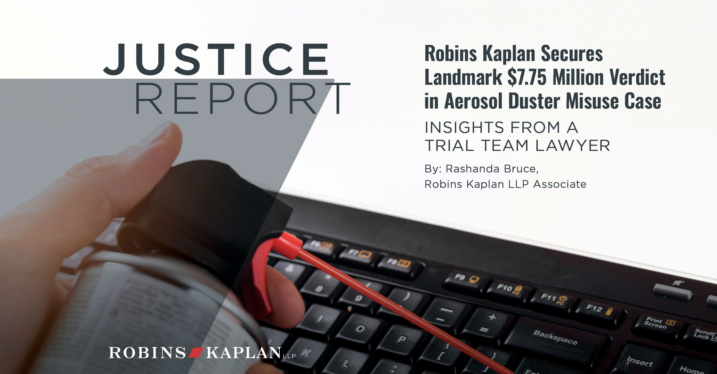 Robins Kaplan Secures Landmark $7.75 Million Verdict in Aerosol Duster ...