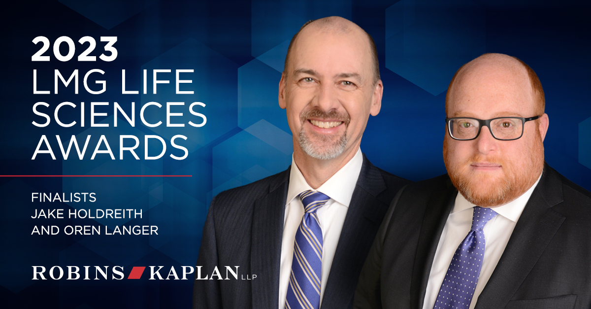 Robins Kaplan, Two Partners Shortlisted for LMG Life Sciences Awards ...