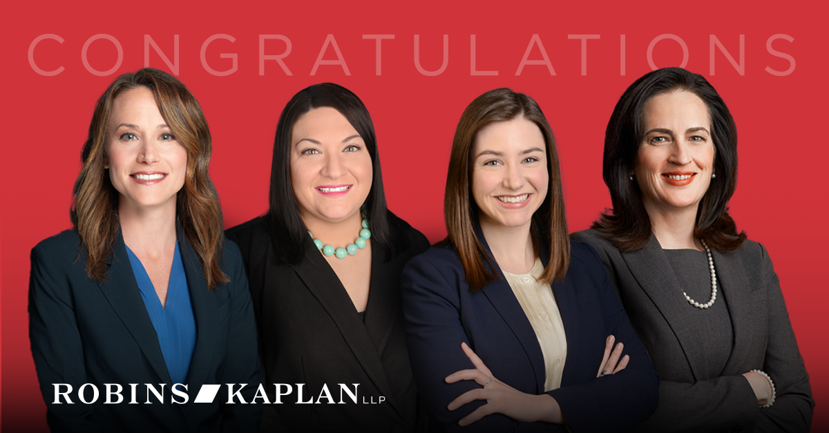 Four Robins Kaplan Partners Shortlisted for Euromoney's Women In ...