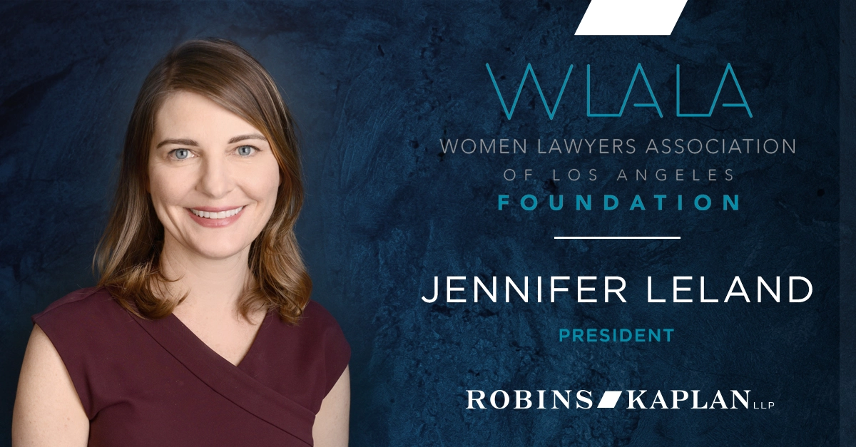 Jennifer Leland Named President of the Women Lawyers Association of Los ...